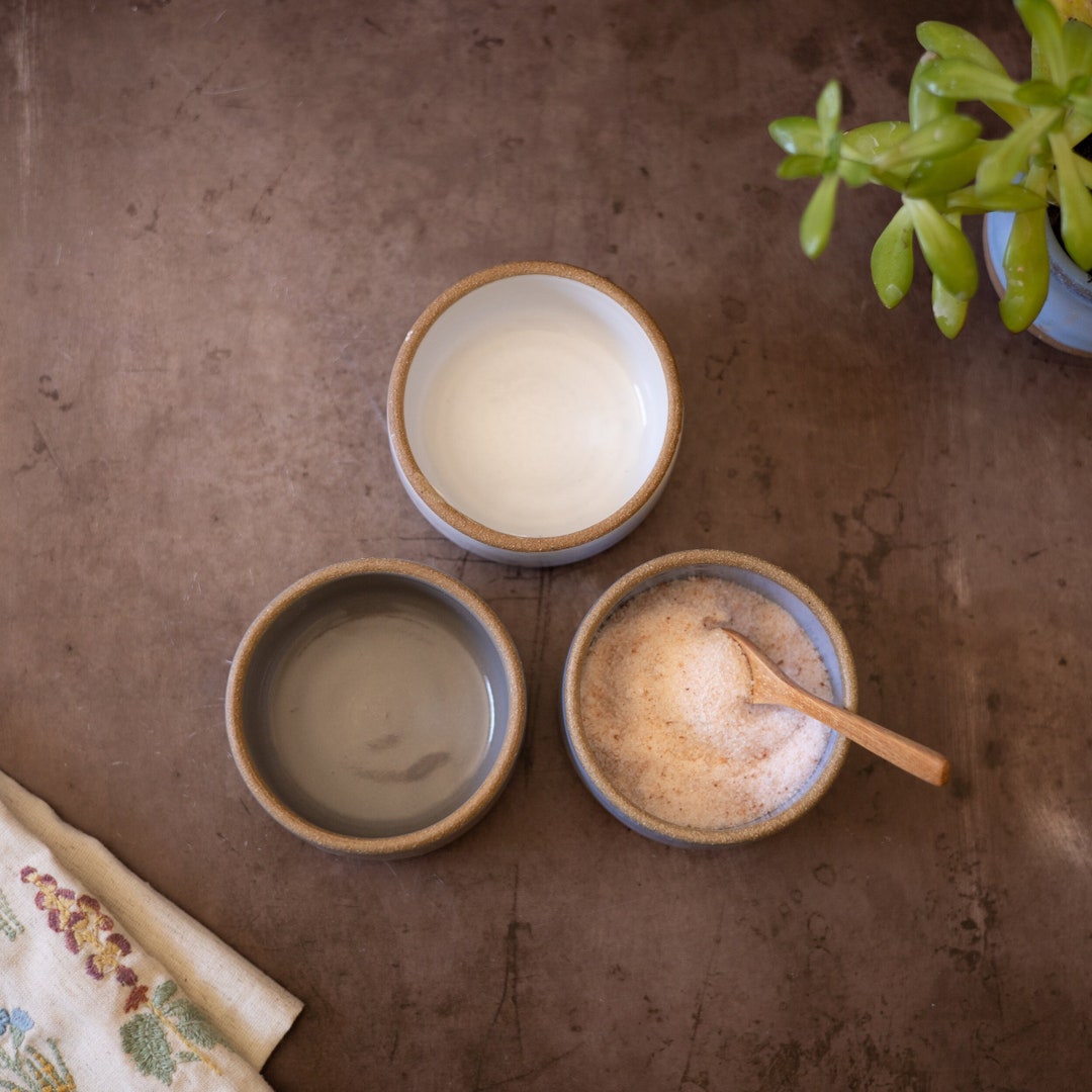 Small Bowl Kitchen and Dining Condiment Bowl Prep Ceramic Pinch Salt ...