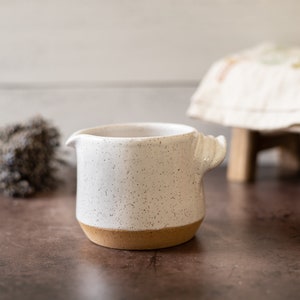 Ceramic Creamer Pitcher Handmade Pourer Farmhouse Kitchen Decor ...