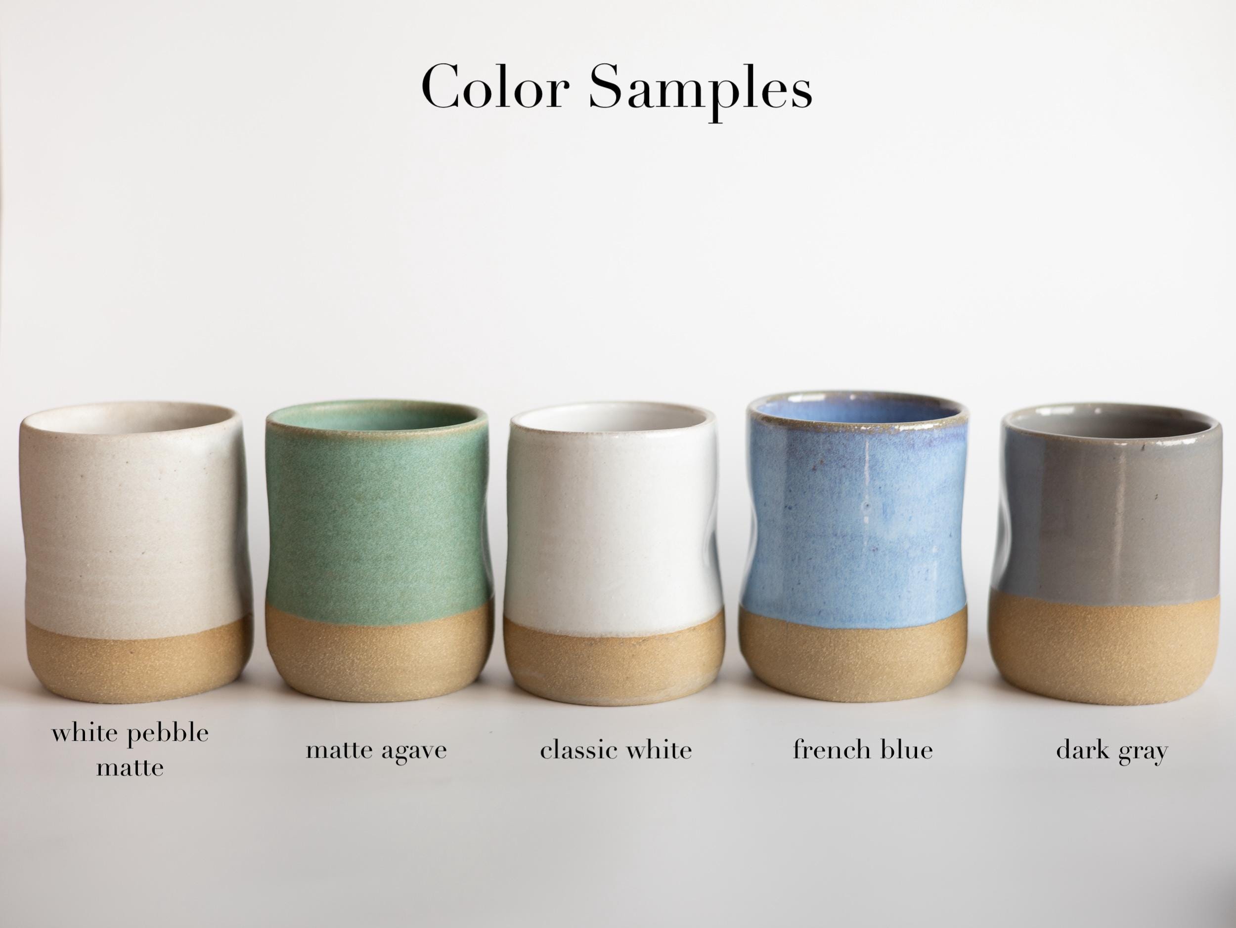 Ceramic Tumbler Coffee Mug | Indent Thumb Cup | New Home Kitchenware ...