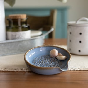 Garlic Grater Ceramic Kitchen Tool Cooking Gift Herb Stripper Food Prep ...