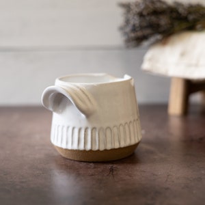 Ceramic Creamer Pitcher Handmade Pourer Farmhouse Kitchen Decor ...