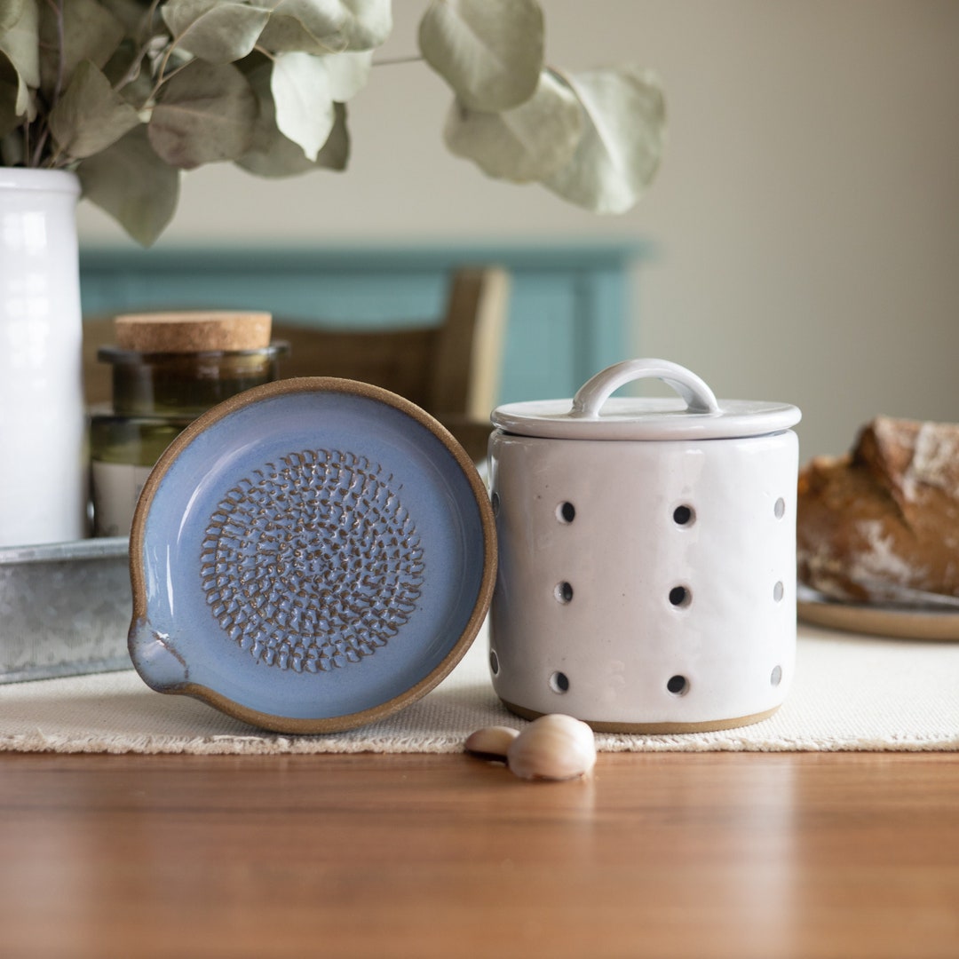 Cooking Gift Garlic Keeper & Garlic Grater New Home Gift for Her ...