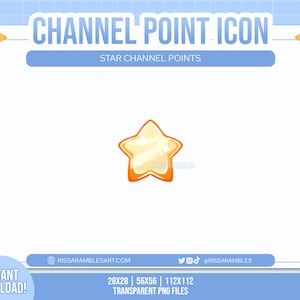 Star Channel Points for Twitch | Twitch Channel Point Icon | Twitch ...