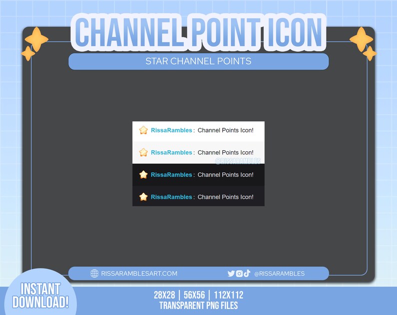 Star Channel Points for Twitch Twitch Channel Point Icon Twitch Emotes ...