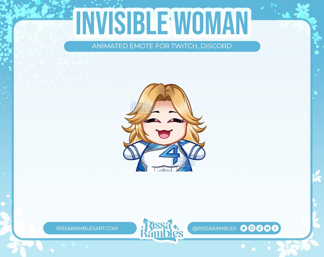 Sue Storm Marvel Rivals Emotes Animated Emotes Twitch Twitch Emotes ...