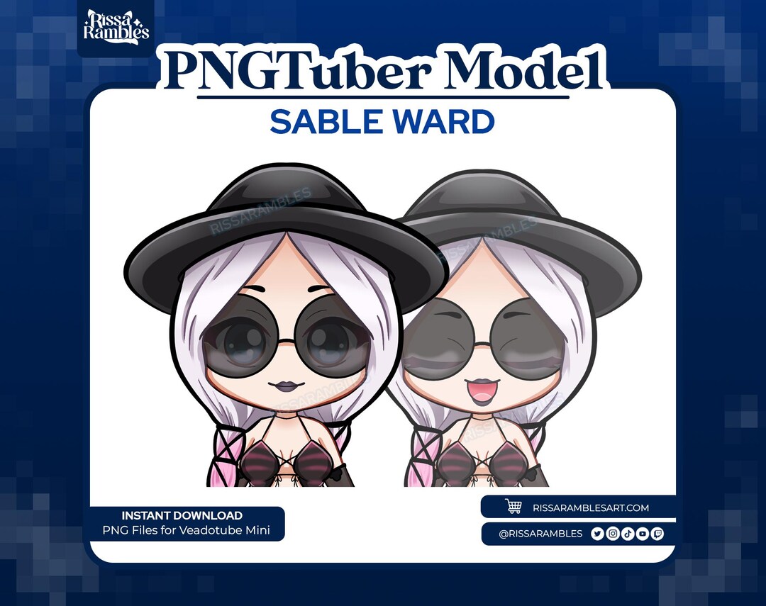 Sable DBD Pngtuber Model: Premade Vtuber Twitch Asset (digital Download ...