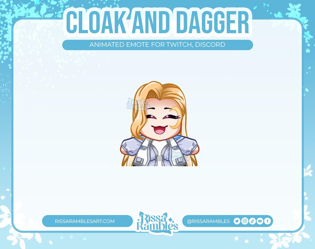 Gestos animados de Cloak and Dagger Marvel Rivals / Gestos de Twitch ...