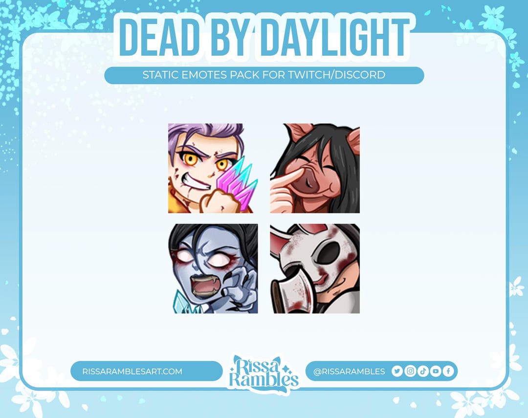 DBD Emotes | Dead by Daylight Emotes | Twitch Emotes DBD | Discord ...