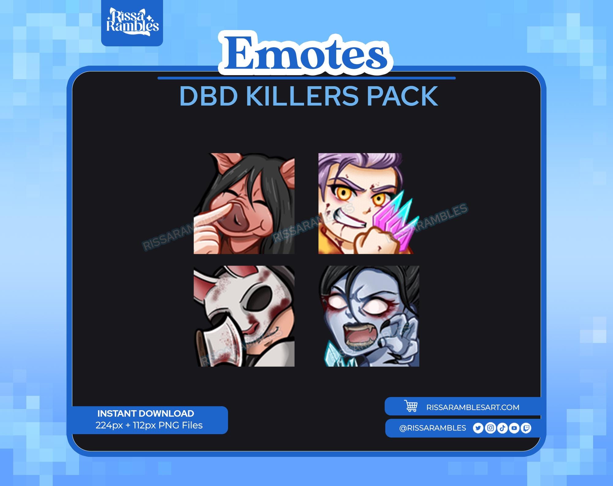 DBD Emotes | Dead by Daylight Emotes | Twitch Emotes DBD | Discord ...