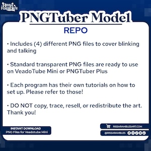 REPO Pngtuber Model Chibi (red) | REPO Game | Pngtuber Premade | Vtuber ...