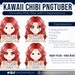 Red Hair Chibi PNG Tuber Model for Twitch/youtube, Custom PNG Tuber ...