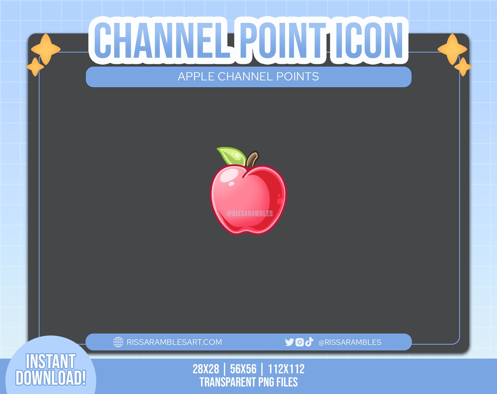 Apple Channel Points Twitch | Twitch Sub Badges | Discord Role Icons ...