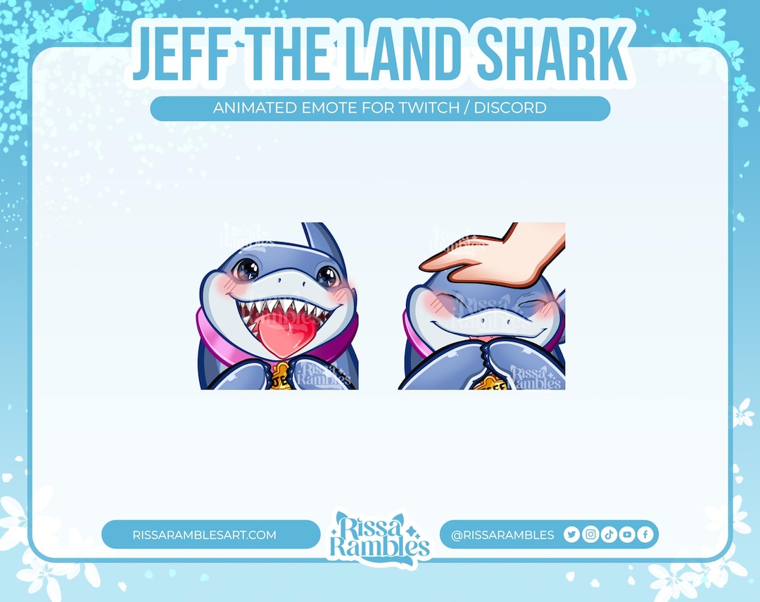 Jeff the Shark Animated Emote | Marvel Rivals Emotes | Twitch Emotes ...