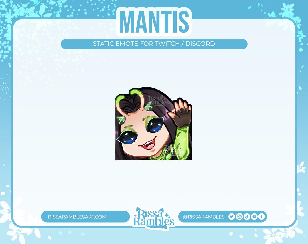 Mantis Marvel Rivals Emotes | Hey Emote | Twitch Emotes Cute - Etsy