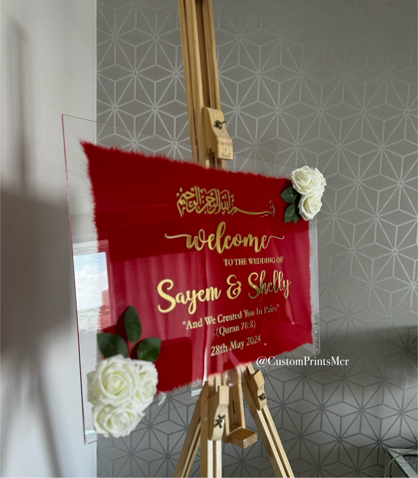 Wedding Sign Easel / Stand / Welcome Sign Easel Stand / Adjustable ...