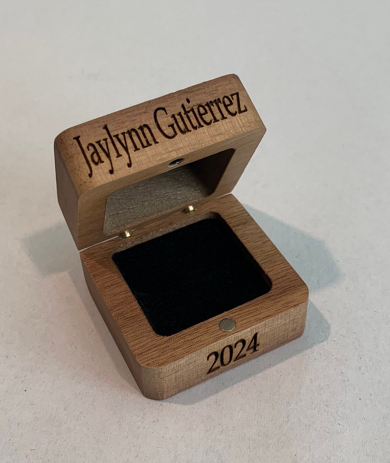 Texas A&M Class Ring Box. Walnut, Laser Engraved - Etsy