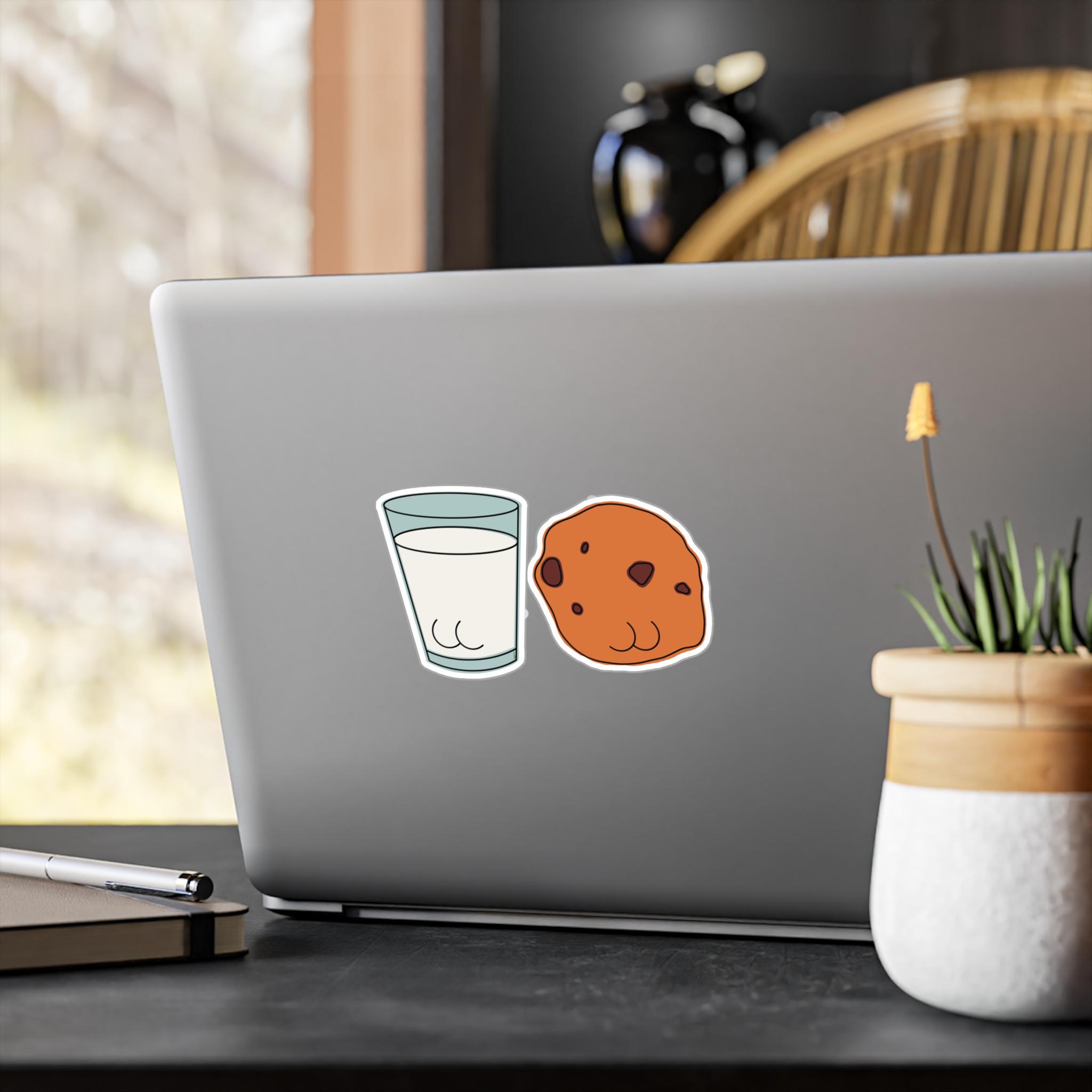Milk and Cookie Best Friends Funny Sticker-vinyl Stickers, Laptop Decal ...