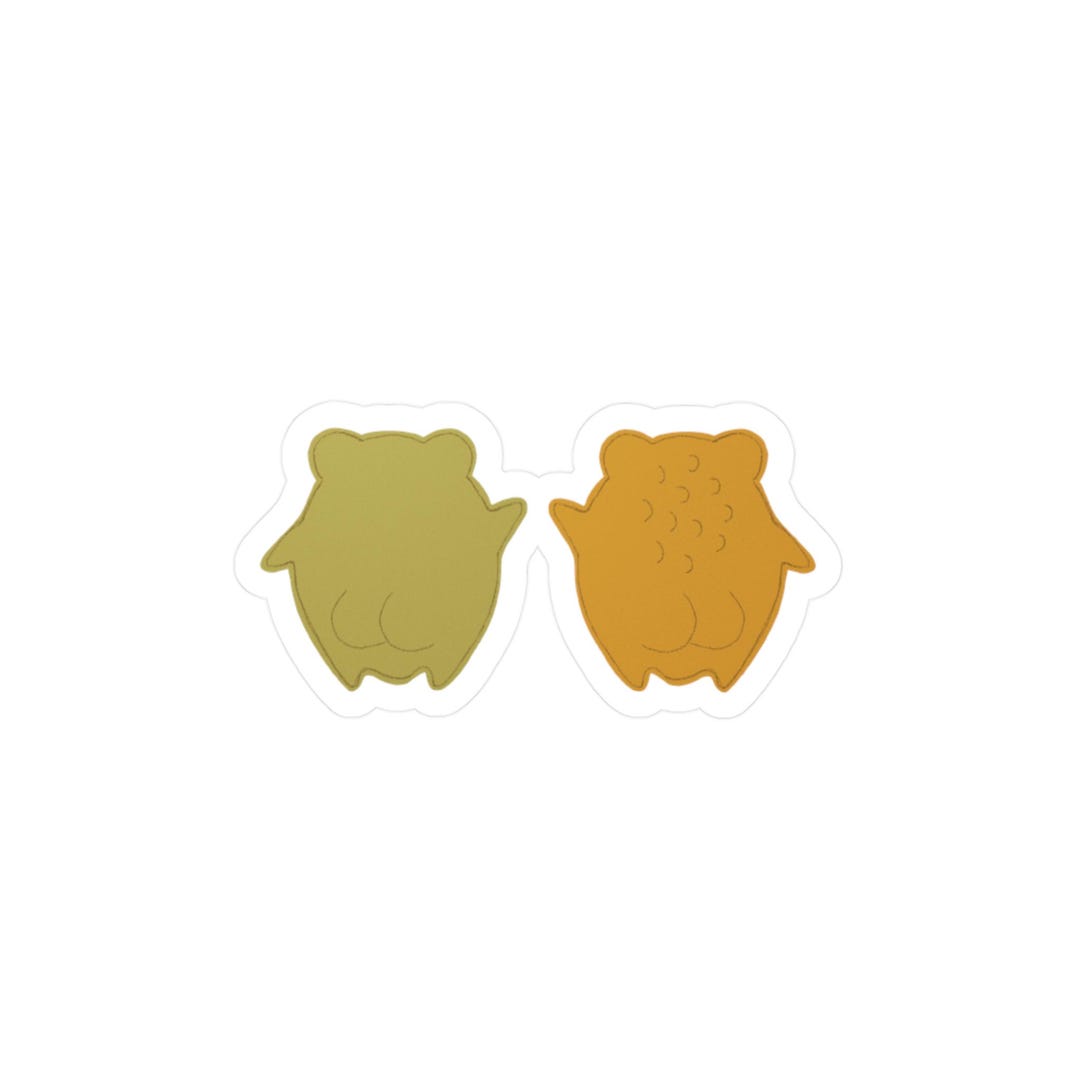 Frog & Toad Best Friends Kiss-cut Vinyl Decal 2 Styles - Etsy