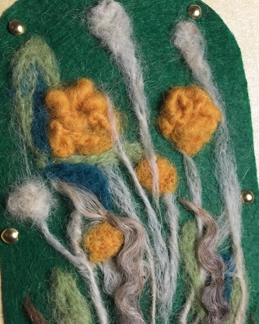 Felt Flower Cards, 2 Cards in Pack, Handmade Unique Wool Art - Etsy