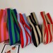 Women Hand-woven Stylish Stripe Bag, Handmade Crochet Casual Shopping ...
