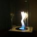 WHITE SQUARE FIREPLACE, Tabletop Fireplace,handmade Tabletop Fire Pit ...