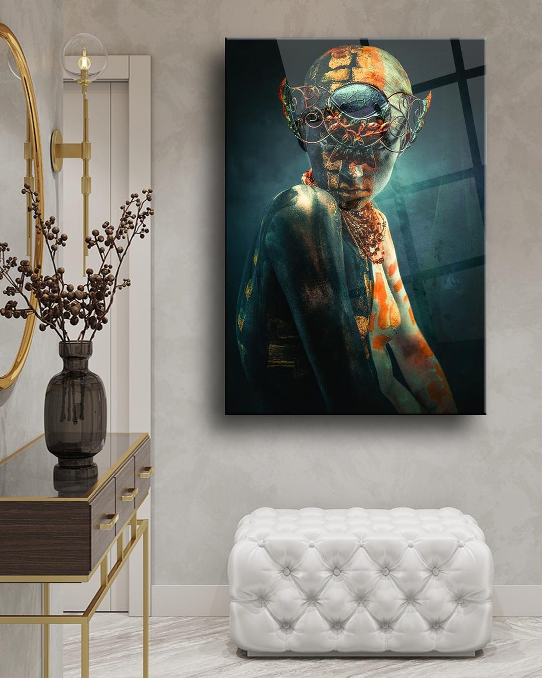 Avatar Glass Painting,avatar Glass Print ,avatar Wall Art,avatar Wall ...