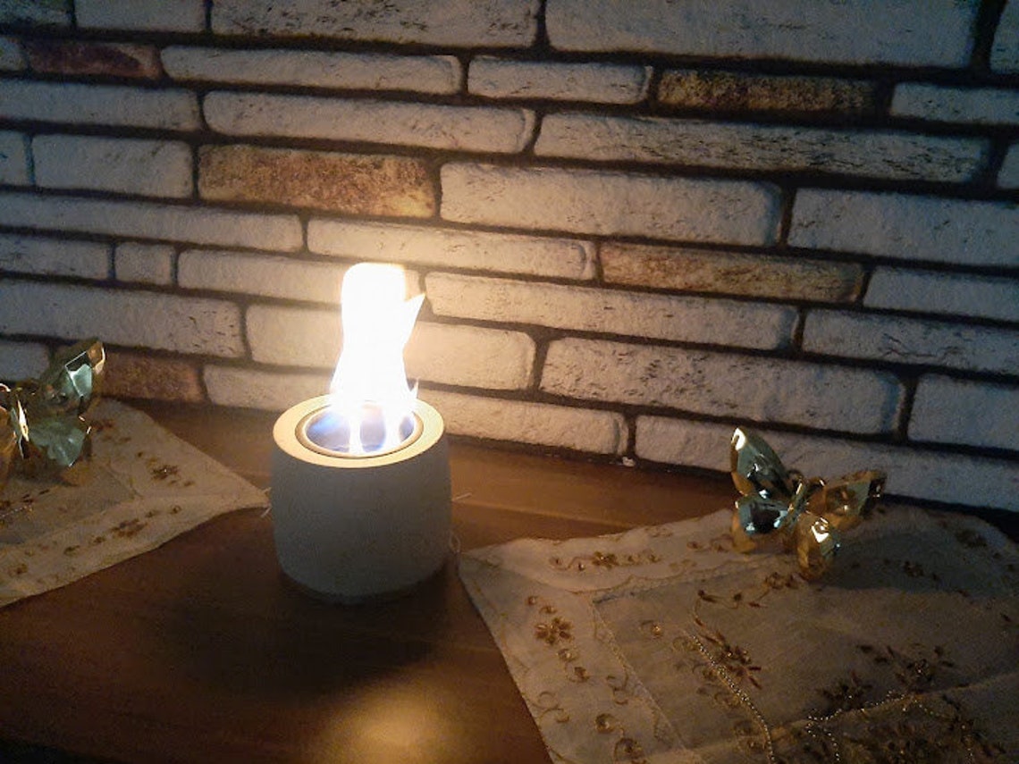 Dining Table Decor,fire Pit,wooden Fire Pit,desktop Fire Pit,desktop ...