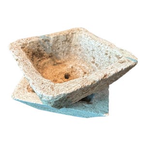 NEW! Square Succulent Pot. Natural Stone Flowerpot - Etsy