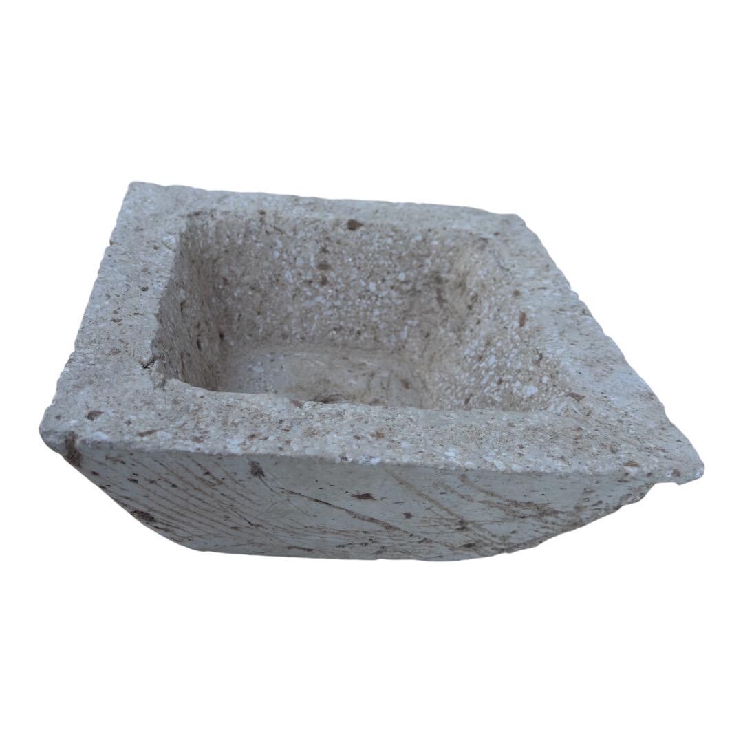 NEW Square Succulent Pot. Natural Stone Flowerpot - Etsy