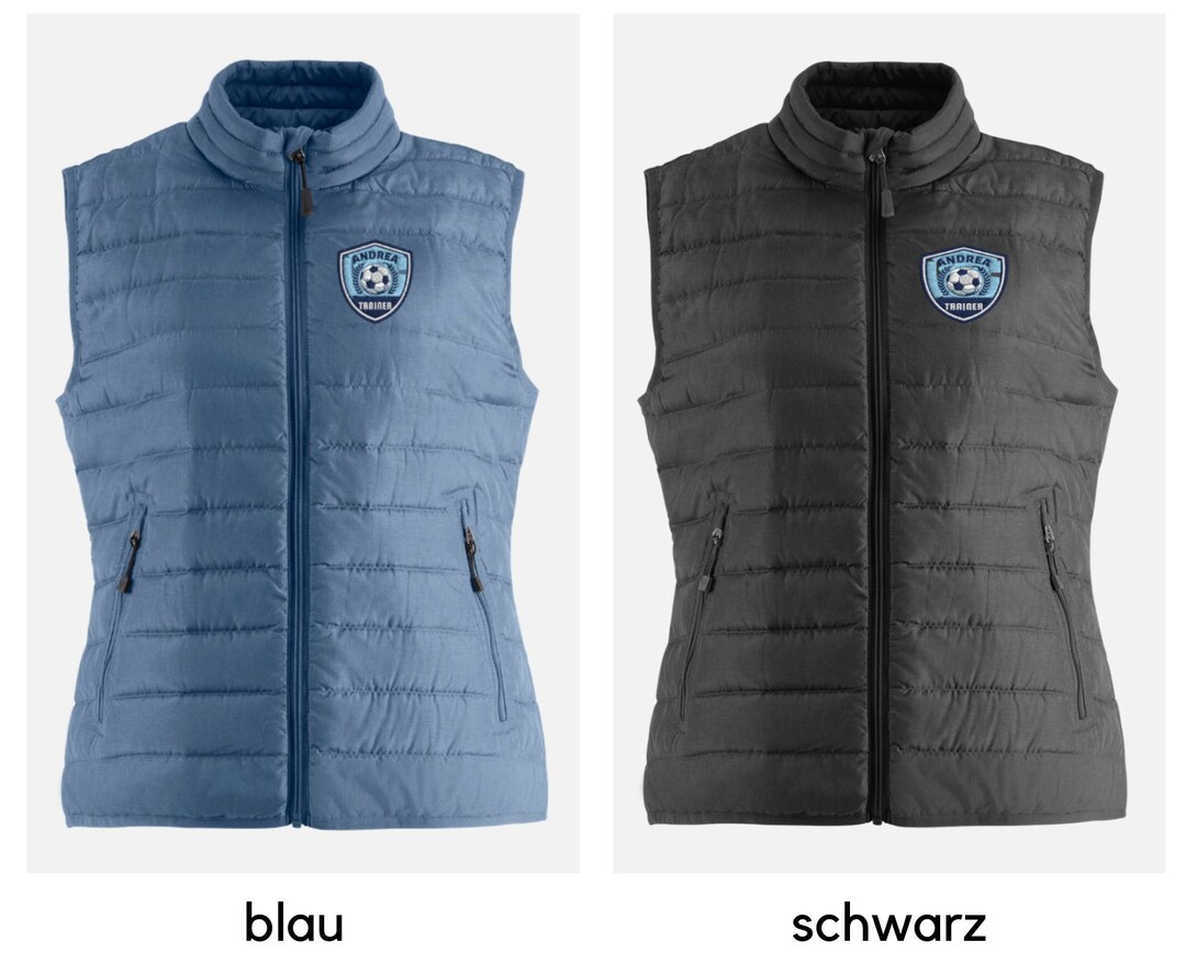 Football Coach Quilted Vest for Women Personalized Gift - Etsy