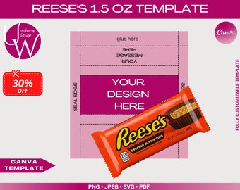 1 Reeses Cup Template - Etsy
