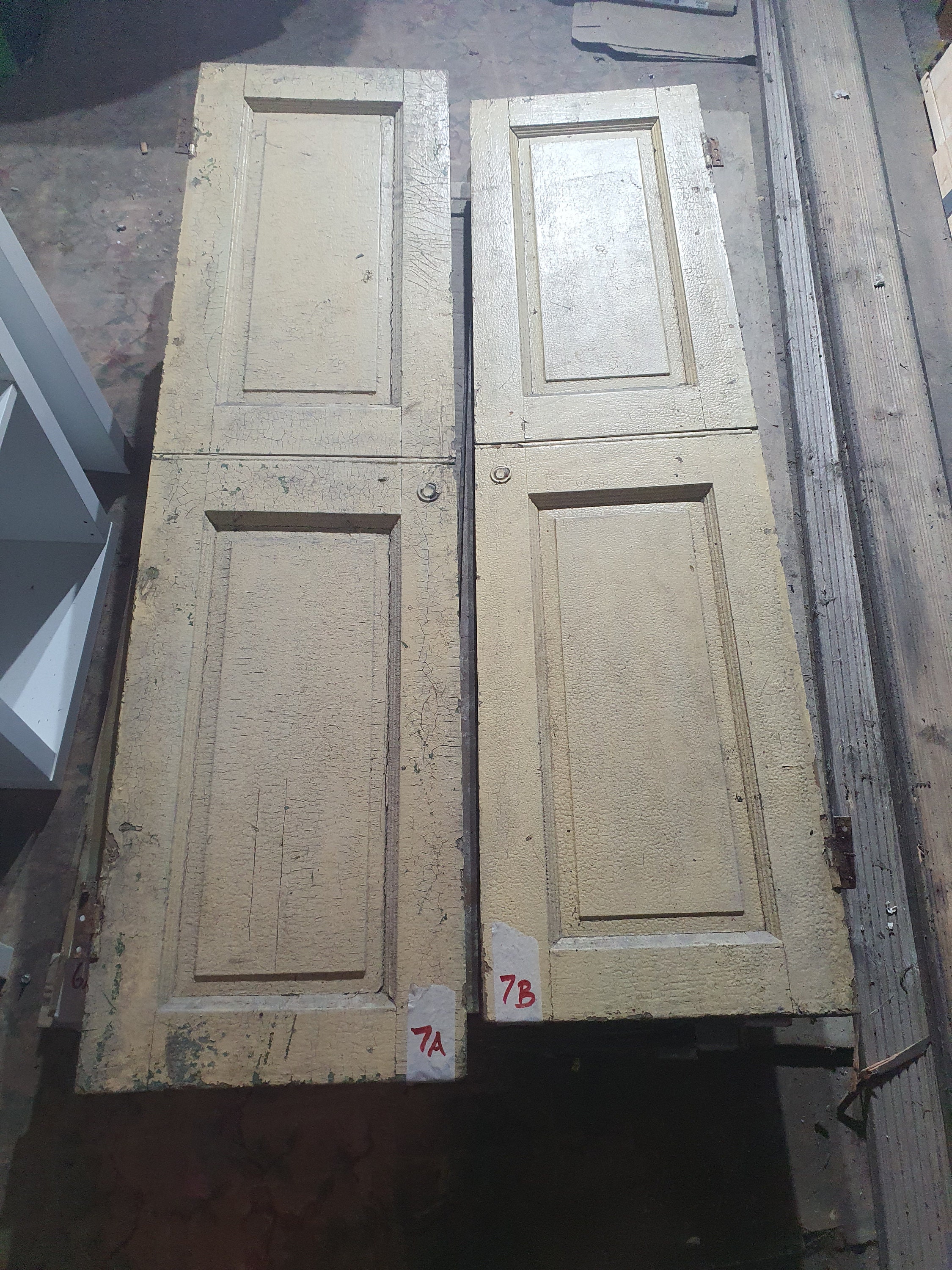 Vintage Interior Wooden Window Shutters. - Etsy