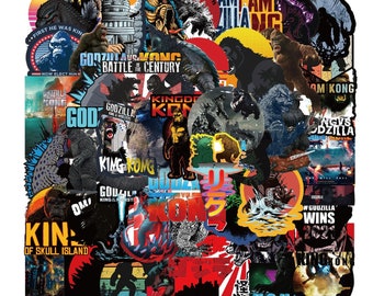 Godzilla Sticker Pack - Etsy