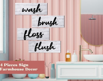 Decorative Restroom Sign - Etsy