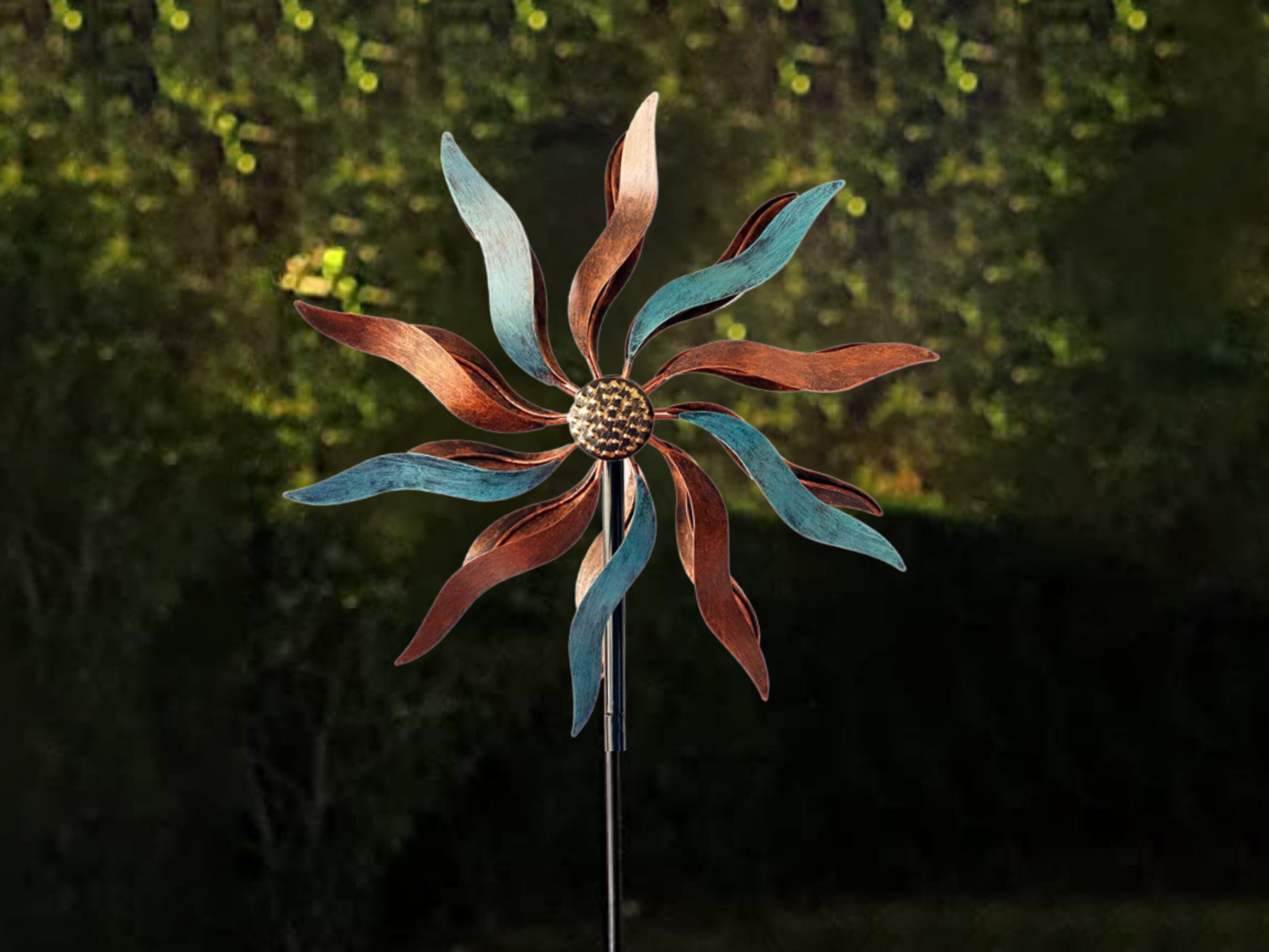 Rustic Wind Spinner, Metal Yard Art, Garden Decoration, Landscape - Etsy