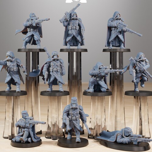 Grimguard Trench Runners Station Forge 3D Printed Tabletop - Etsy