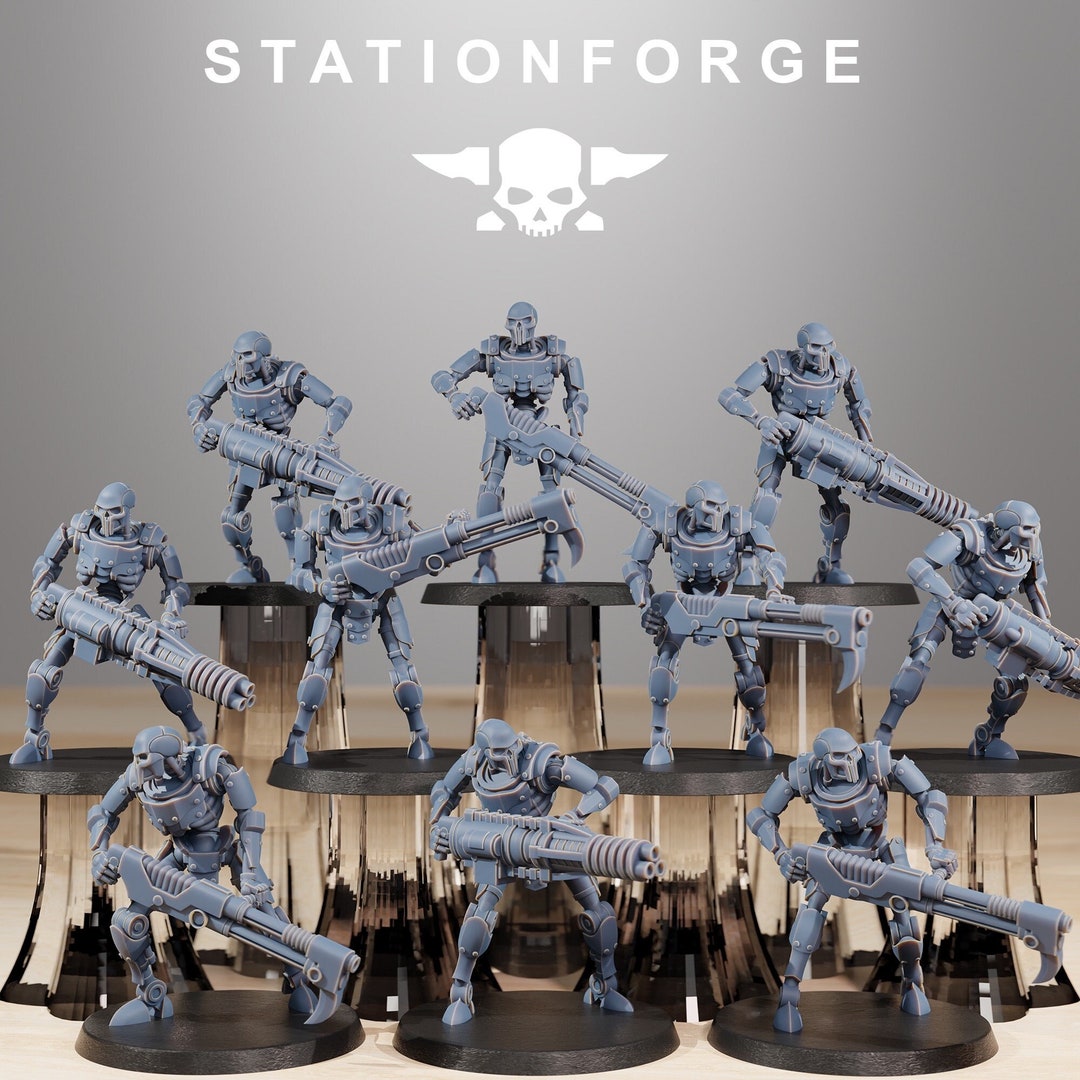 Astronet X1 Infantry (set of 10) + Base(s) by Stationforge - Xenos ...