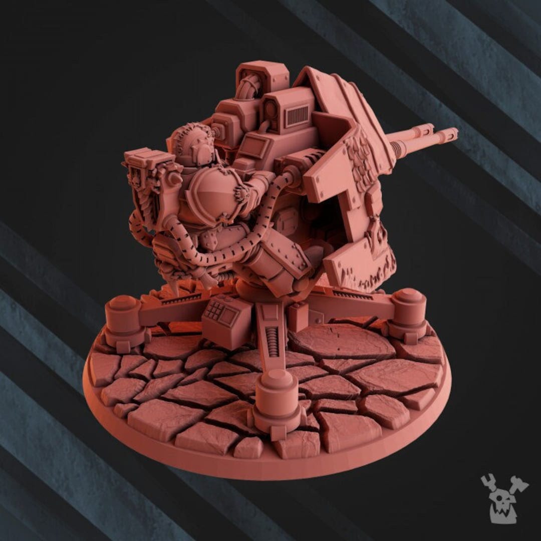 Salamander Heavy Support Turret 12K UHD by Dakkadakka Miniatures ...