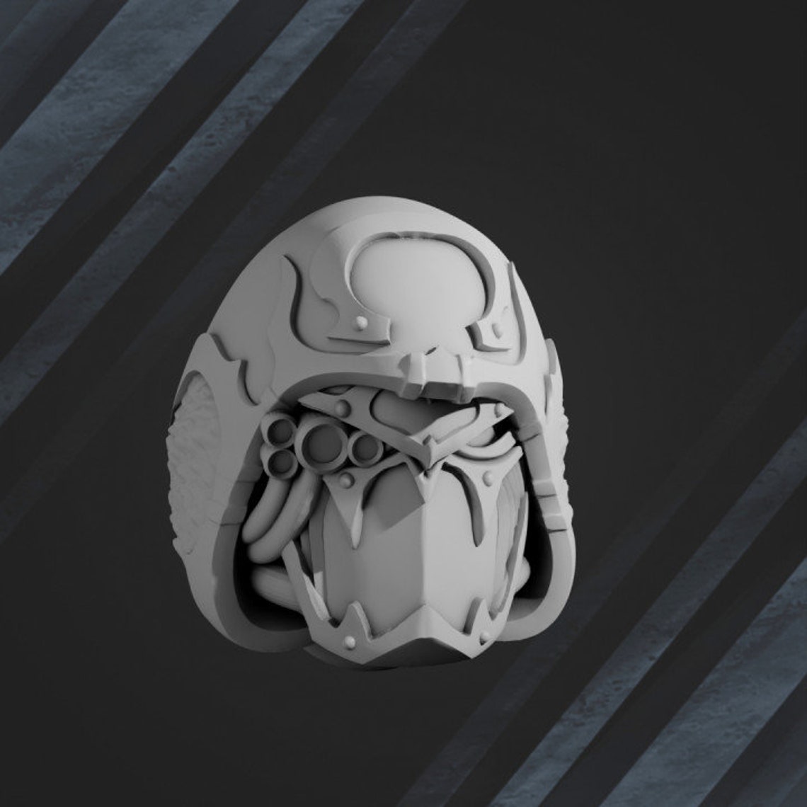 5 Alpha & Omega Helmet Heads (set of 5) | OFFICIAL PREMIUM 8K ...