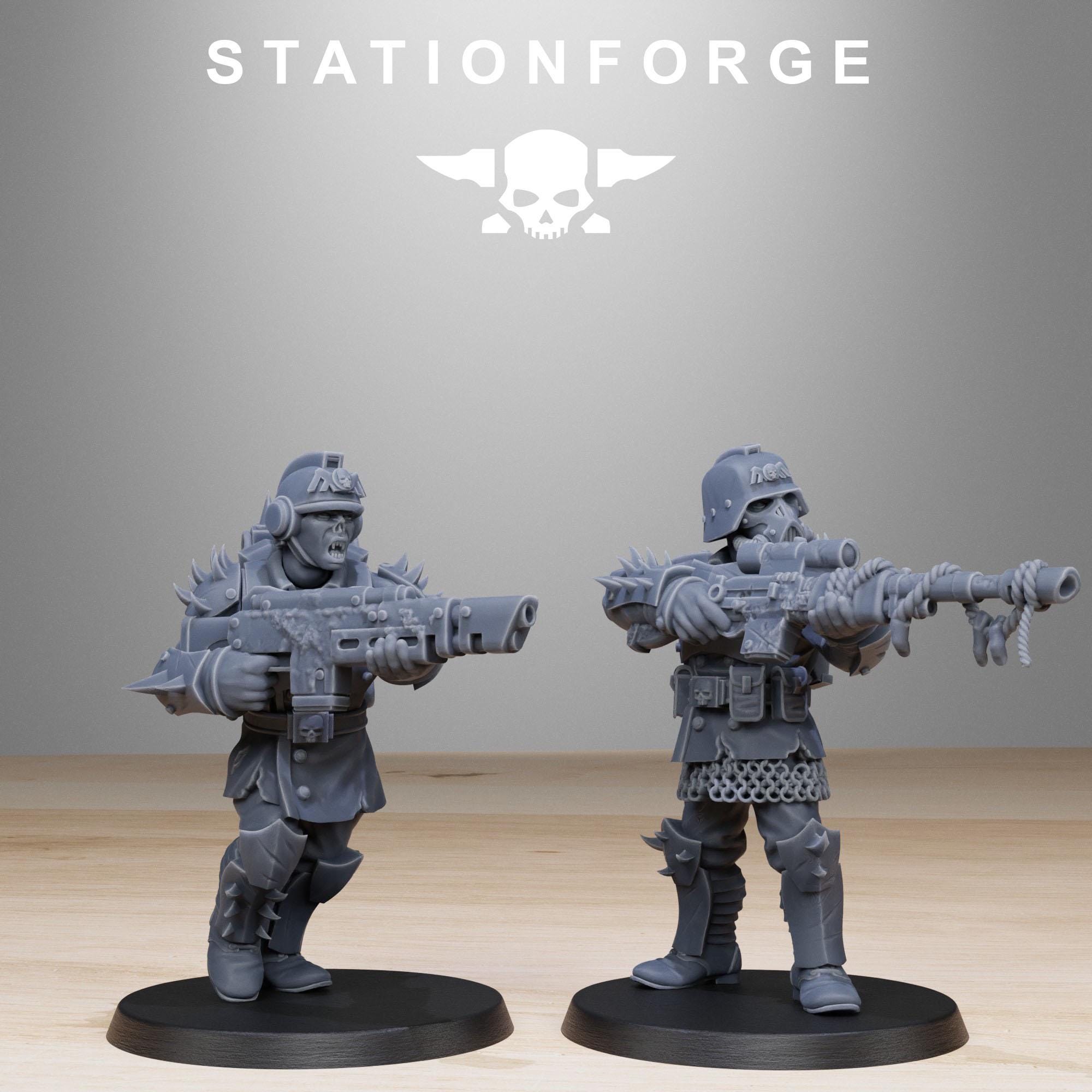 Corrupted Guard Renegades (set of 20) + Base(s) 16K | 12K UHD Prints by ...