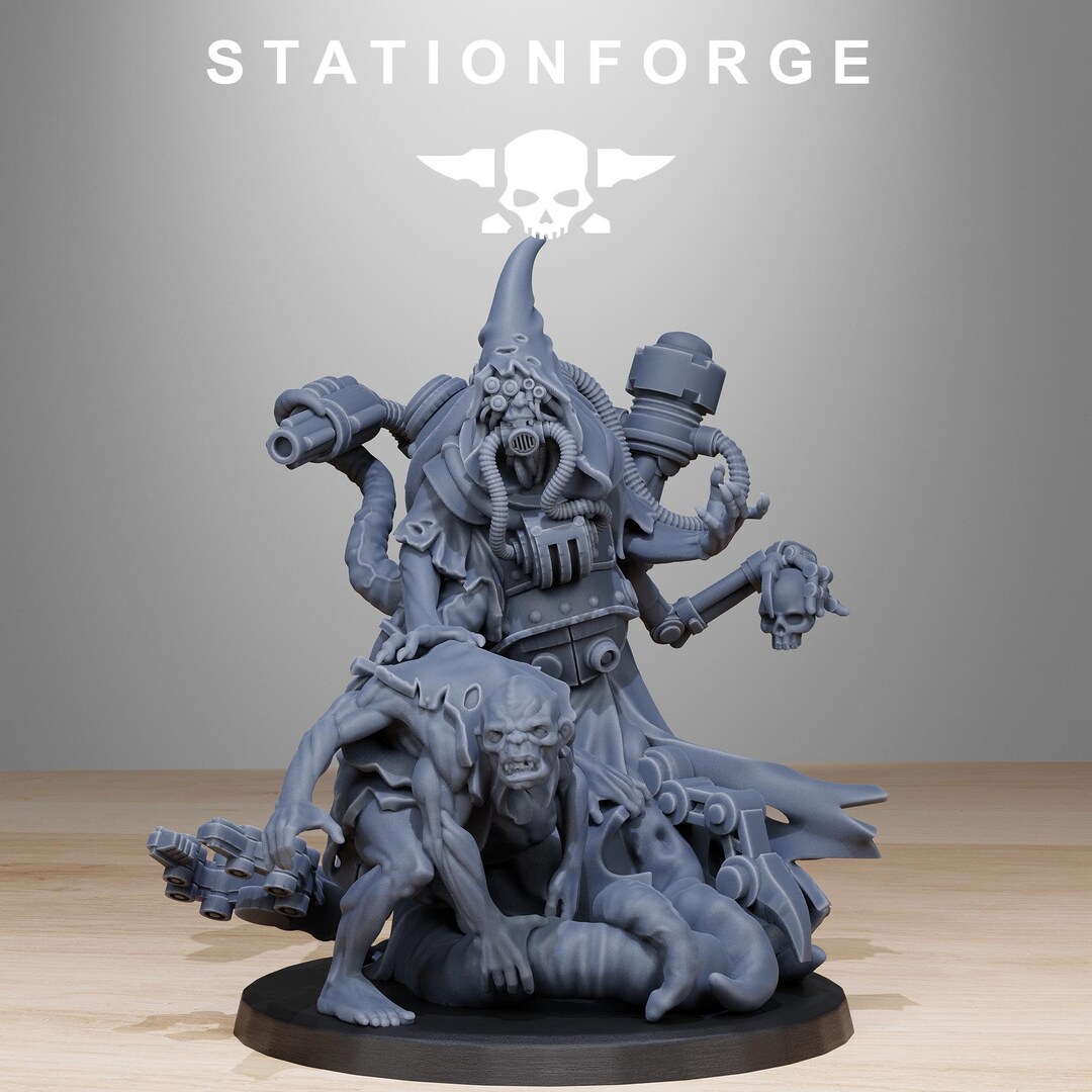 Scavenger Lotharius + Base(s) by Station Forge Miniatures - Mechanicus ...