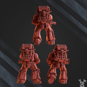 Salamanders Liquidators 3 Models by Dakkadakka Miniatures Grimdark ...