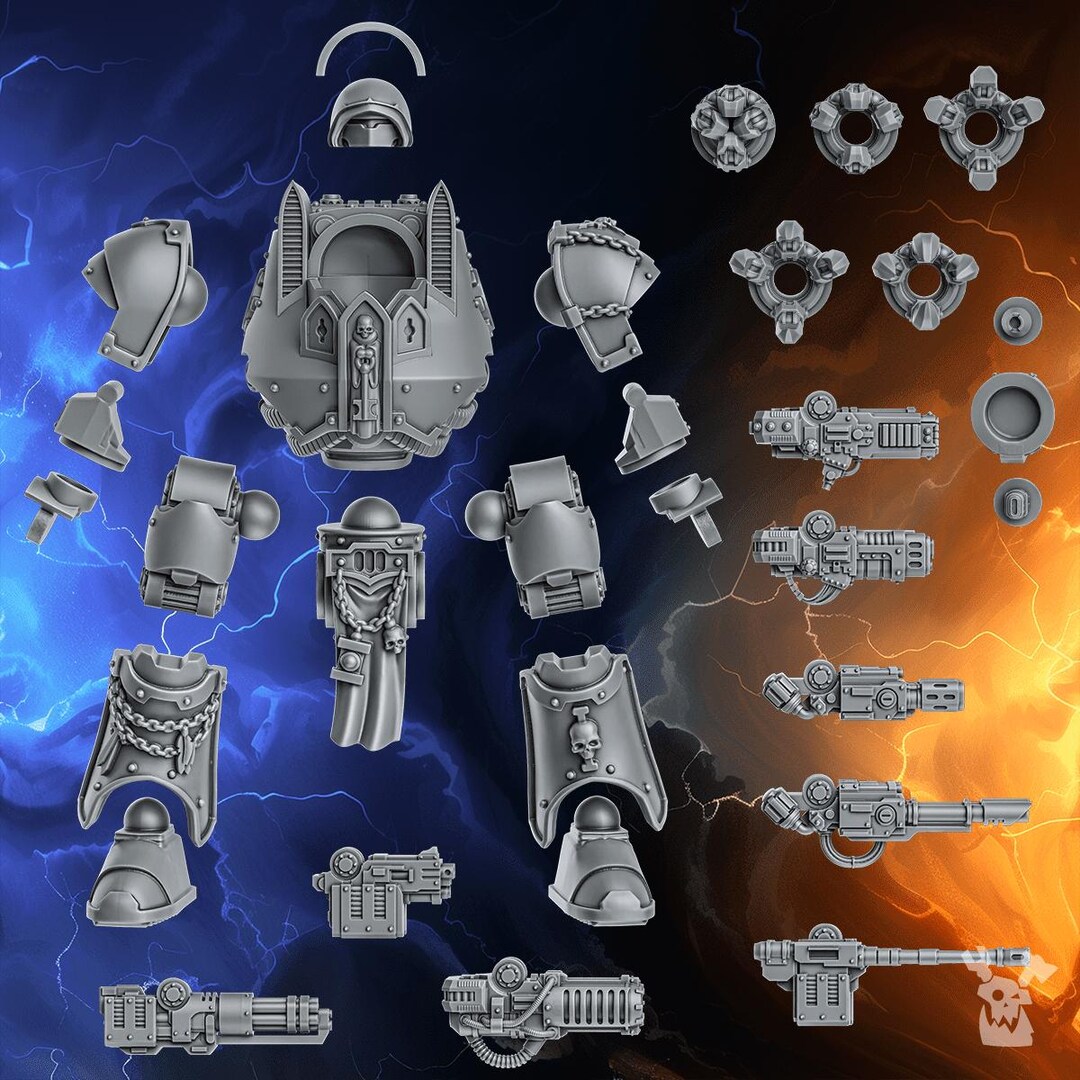 Princep Knight Dread 14K | 16K UHD Print by Dakkadakka Miniatures ...