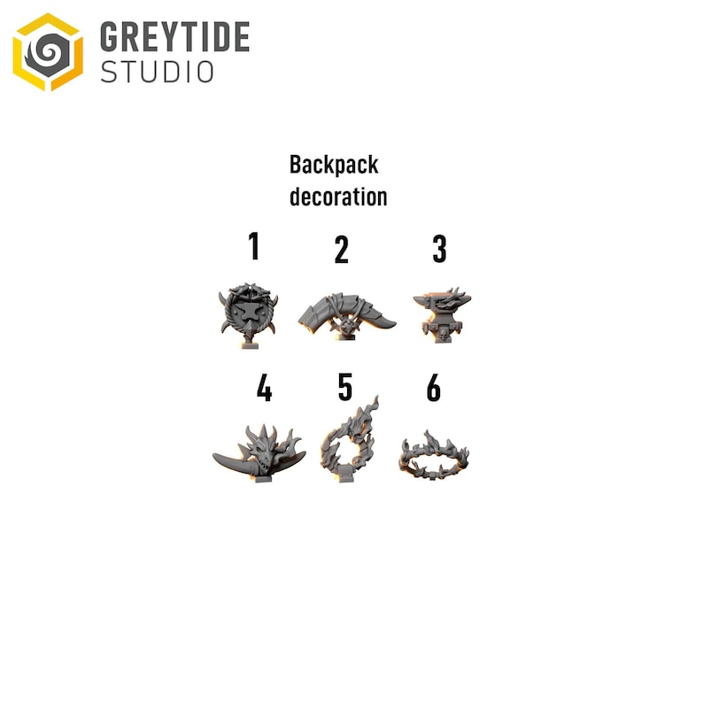 Anvil Wardens Backpack Decor (set of 6) 16K | 24K UHD by Greytide ...