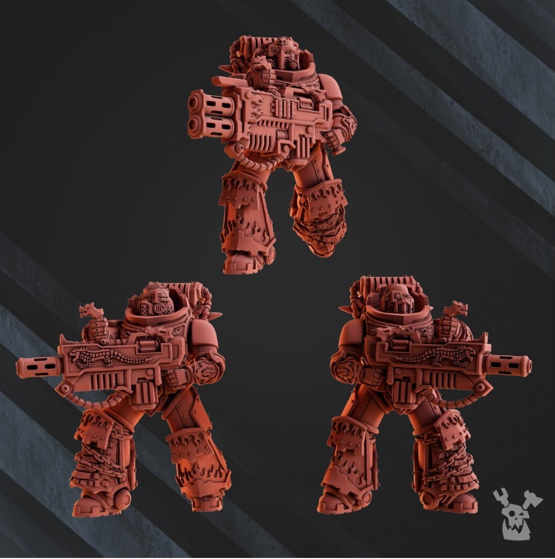 Salamanders Liquidators (3 Models) by Dakkadakka Miniatures ...