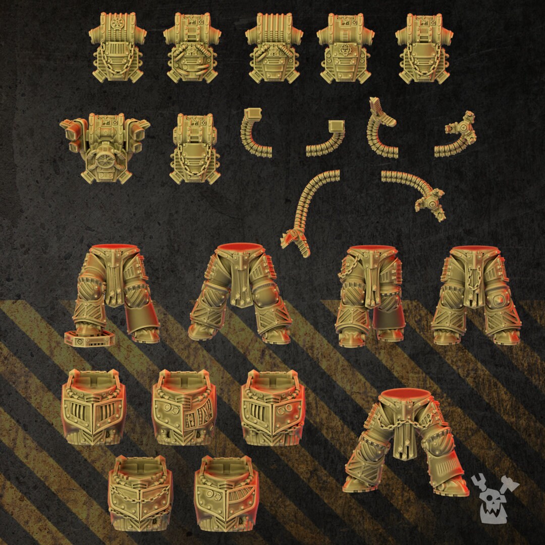 Full Metal Brotherhood Infantry Assembly Kit (23 Pieces) by Dakkadakka ...