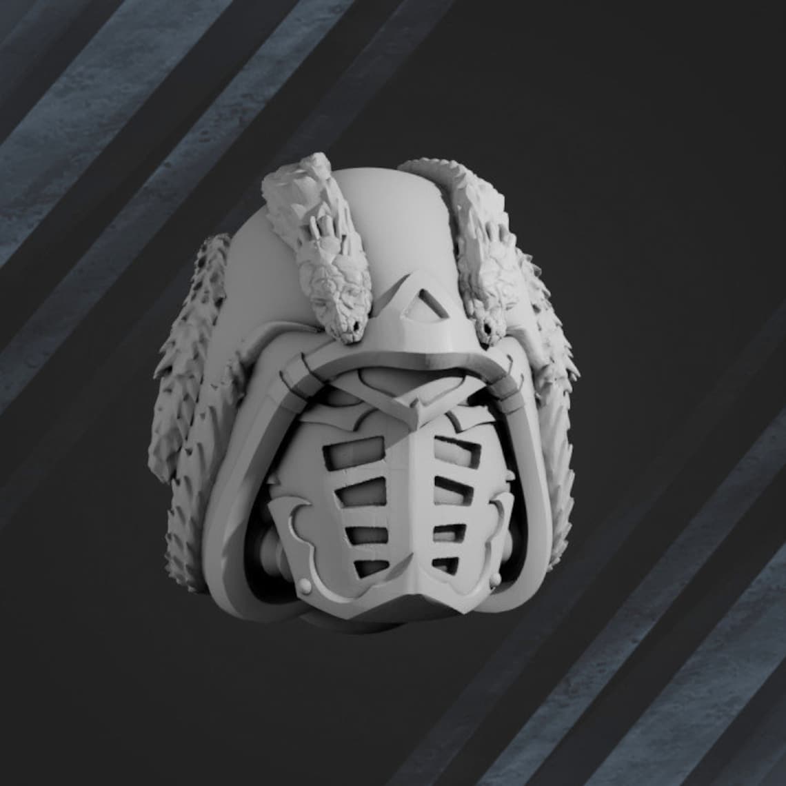 5 Alpha & Omega Helmet Heads (set of 5) | OFFICIAL PREMIUM 8K ...