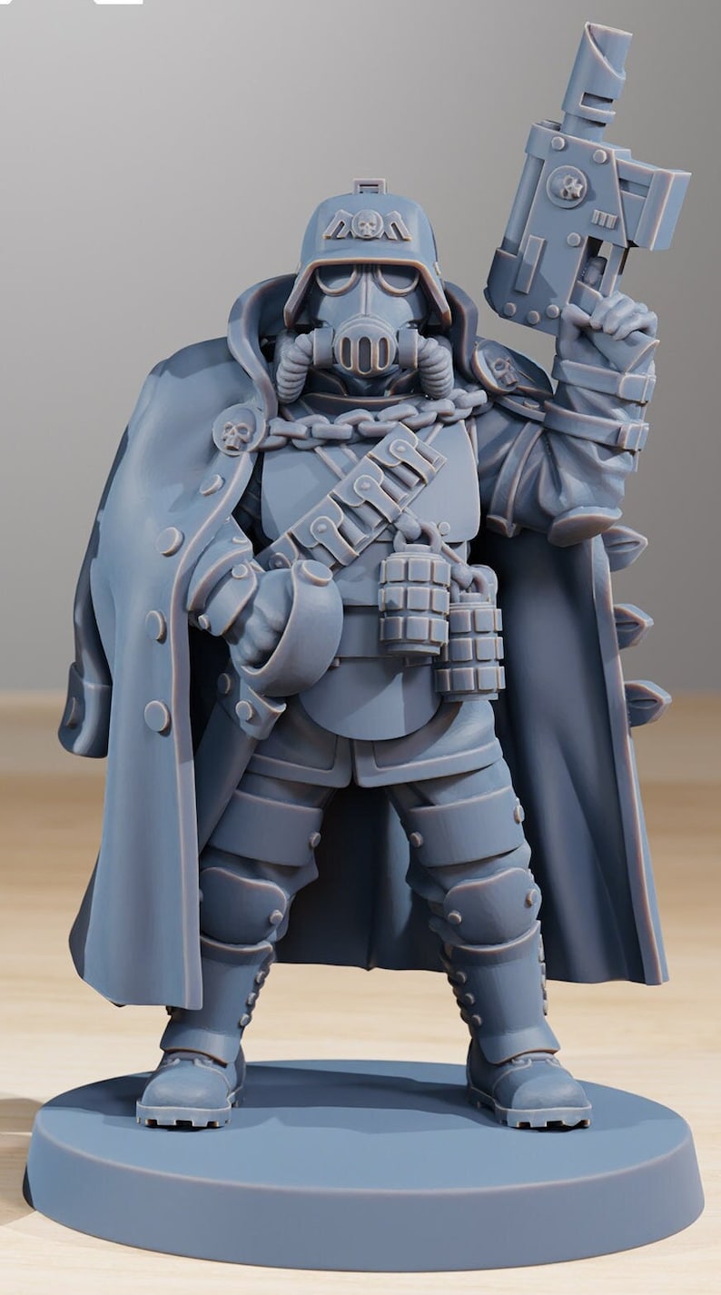 Grimguard Sergeant by Stationforge Miniatures - | Imperium | Mankind ...