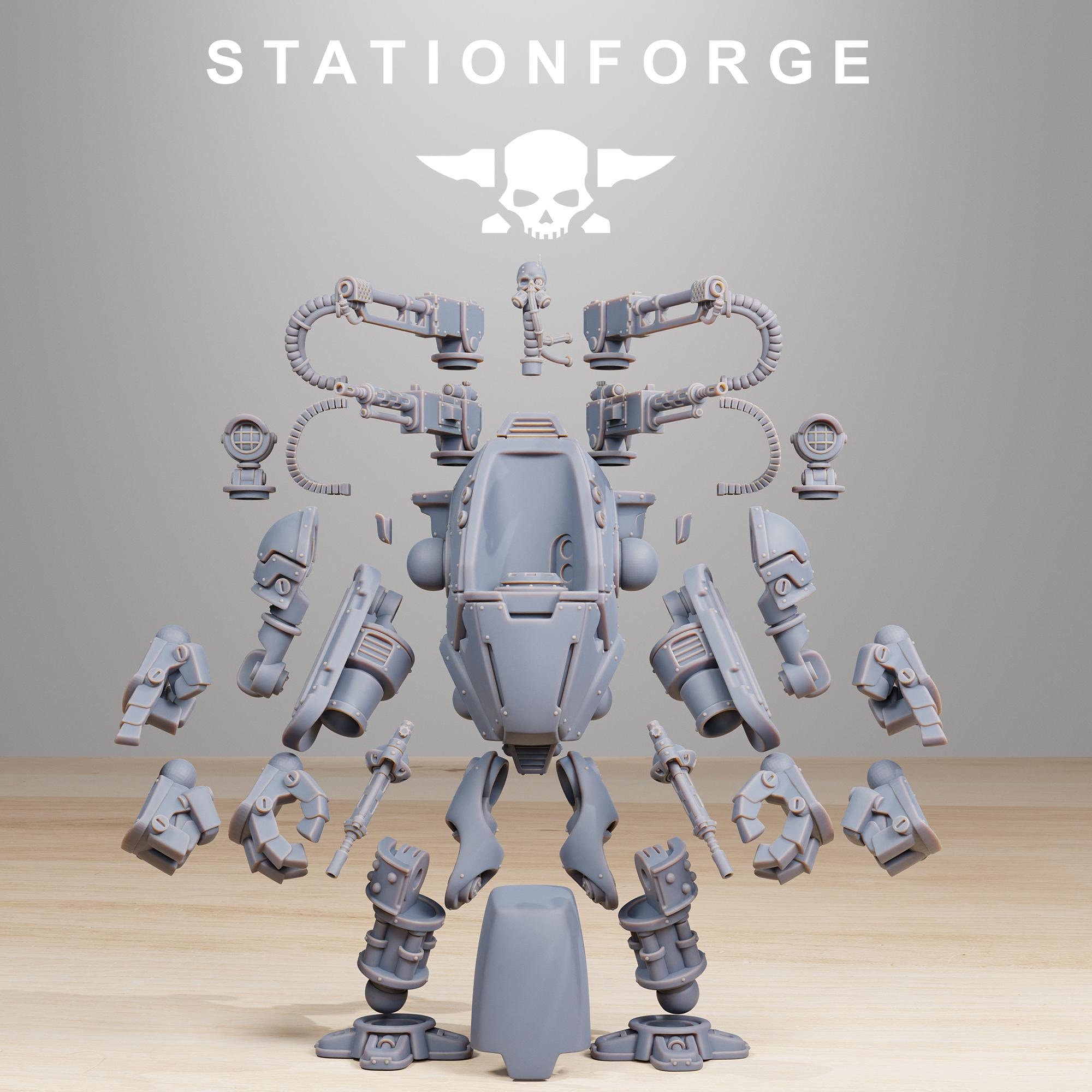 Scavenger Clanker + Base(s) by Station Forge Miniatures - Priests ...
