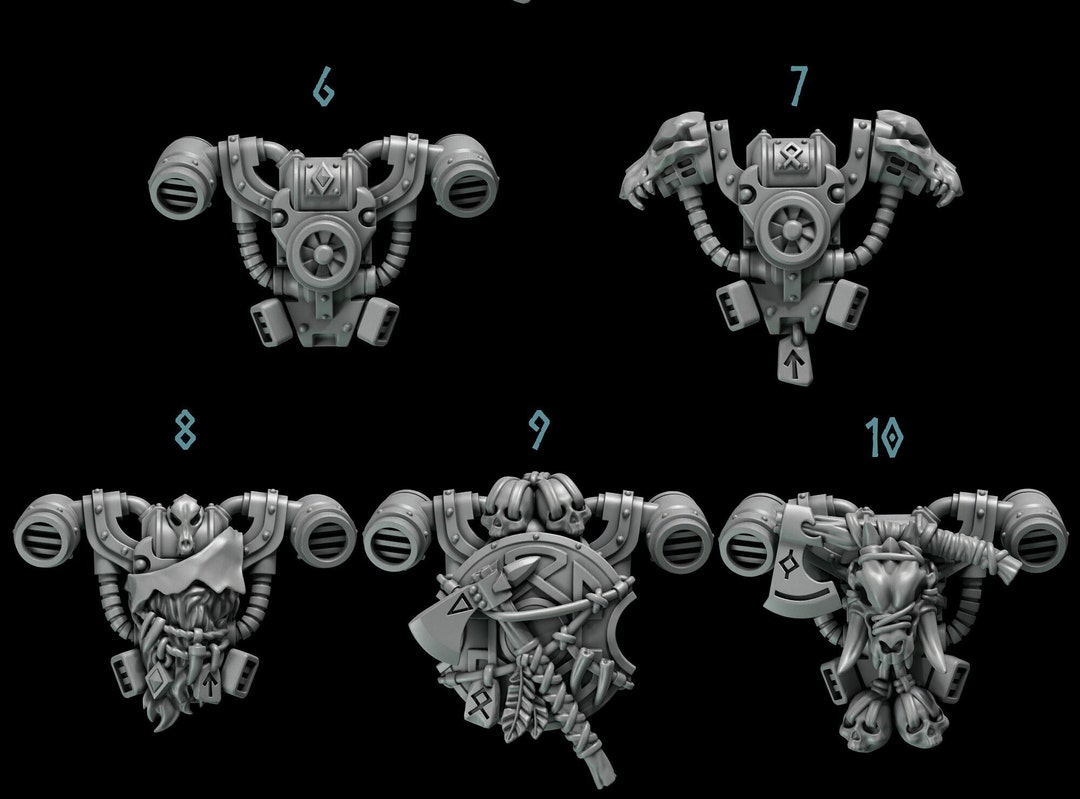 Primal Beasts [jump Packs] Elite Upgrade Kit (set of 5) - | Kitbash ...